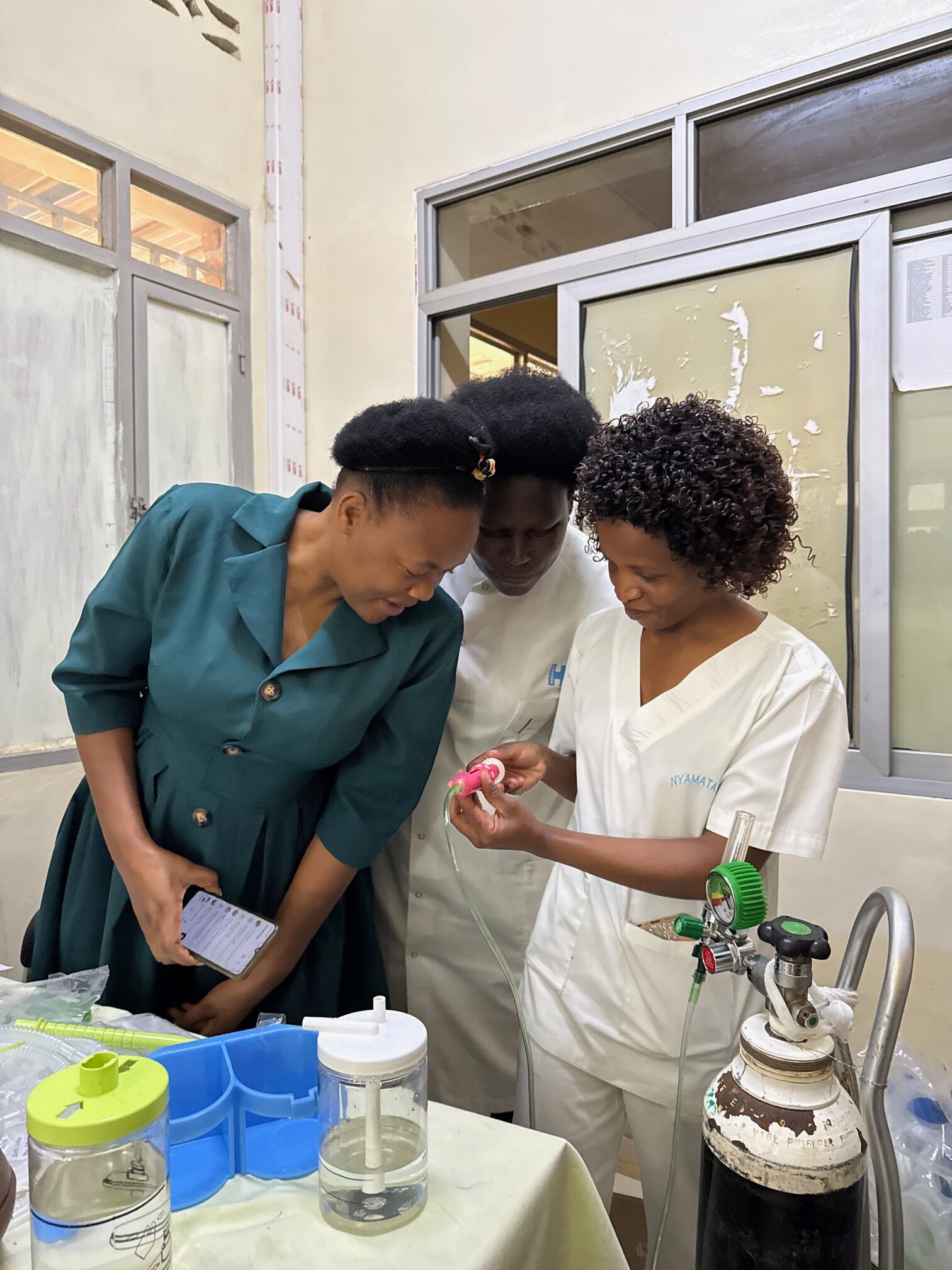 Training on VAYU CPAP at Nyamata Hospital - we4health